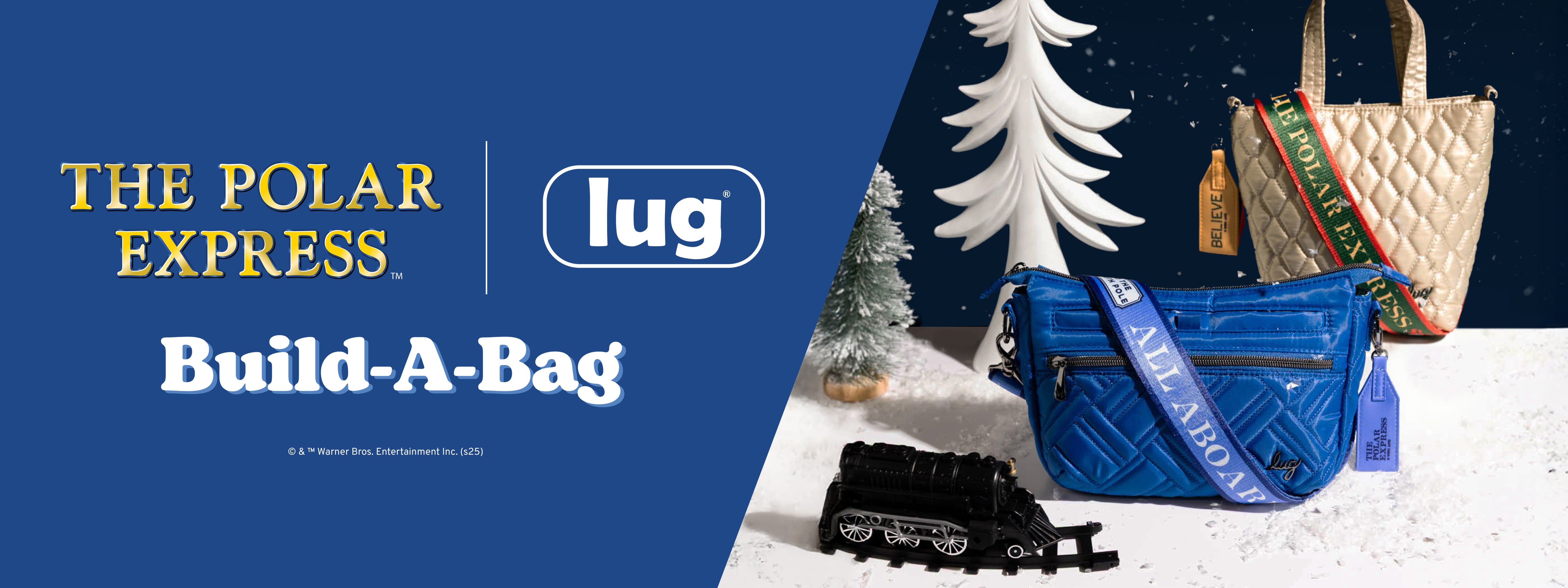 Build-A-Bag Polar Express Collection Tip Toe Crossbody Bag